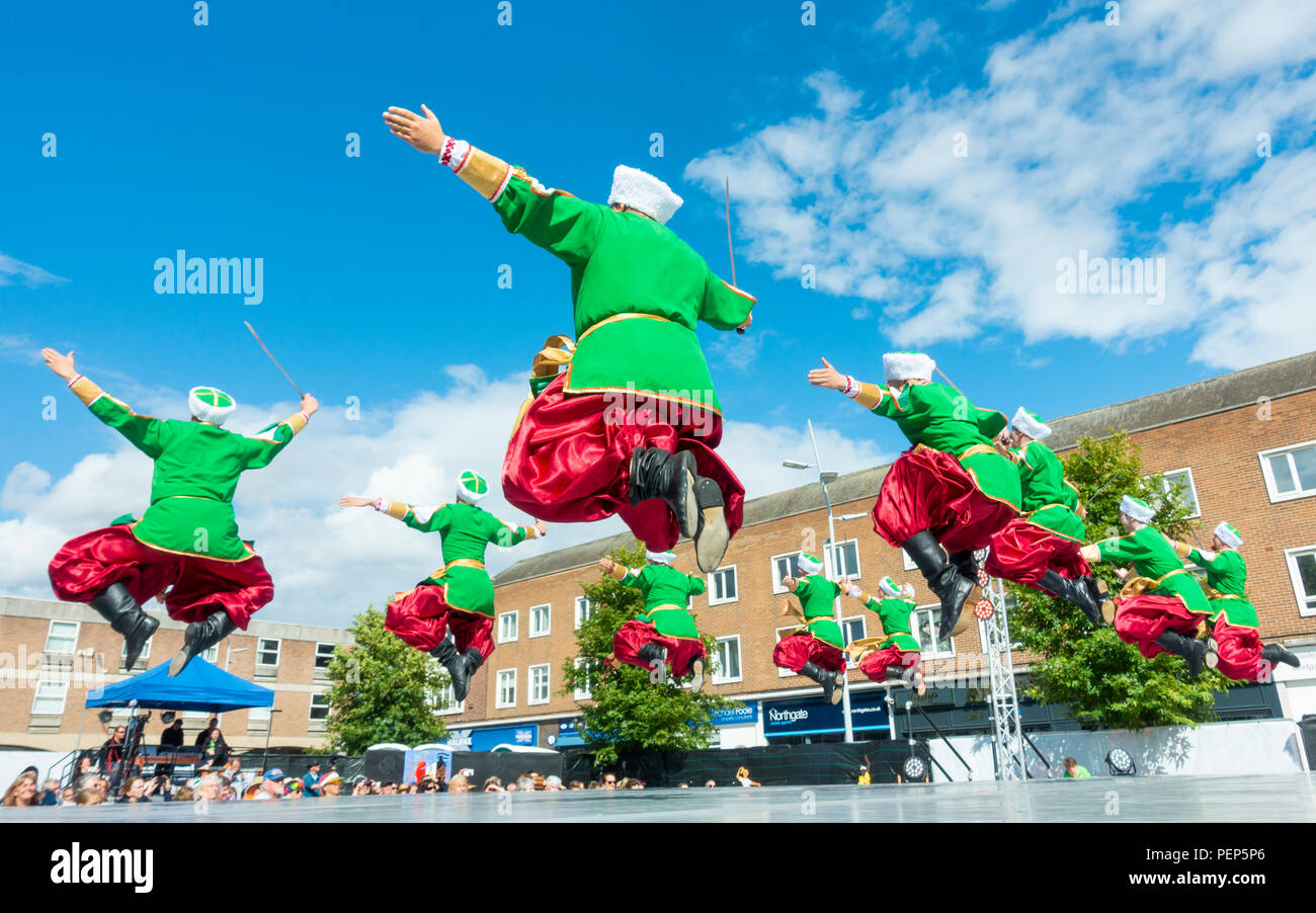 Vohon Ukranian dance ensamble at the Billingham International Folklore Festival of World Dance ...