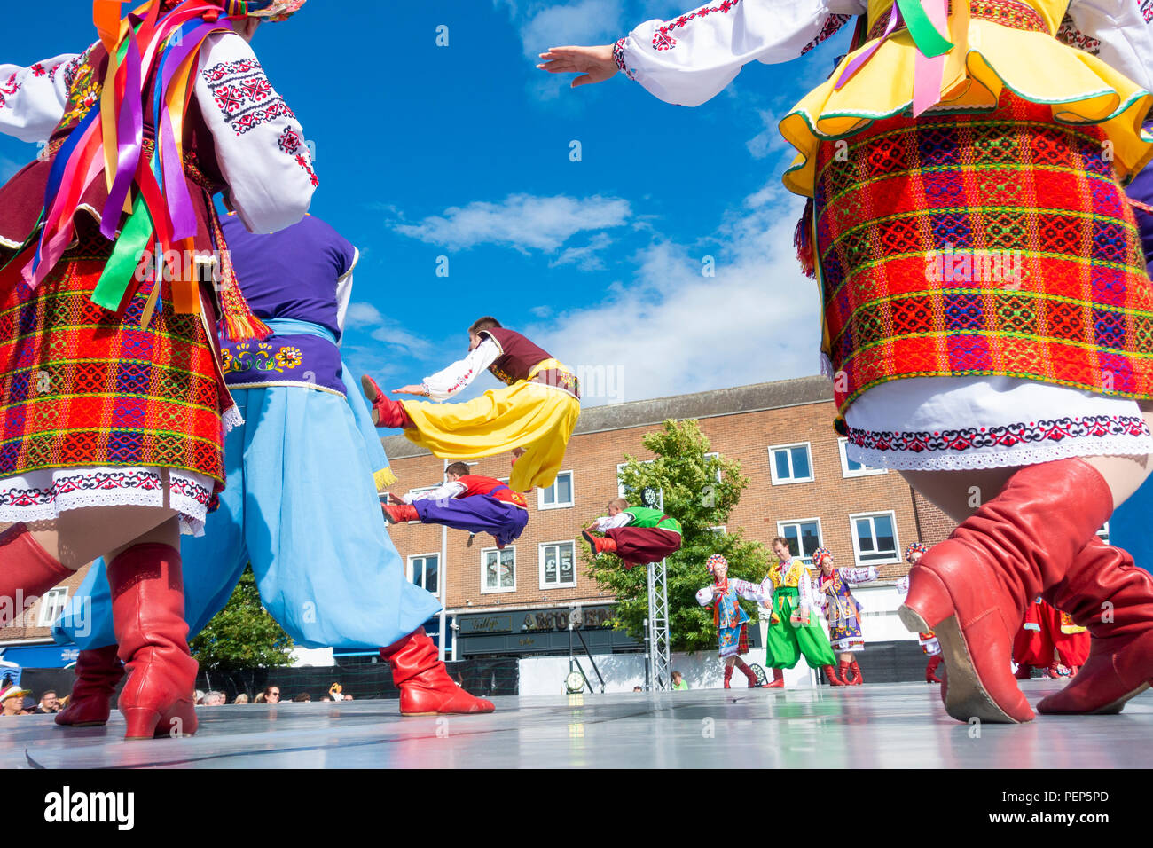 Vohon Ukranian dance ensamble at the Billingham International Folklore Festival of World Dance ...