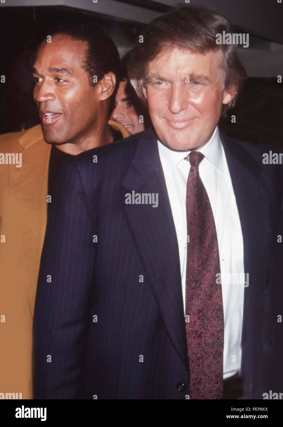 Donald Trump OJ Simpson 1993 Photo by John Barrett/PHOTOlink. Photo via ...