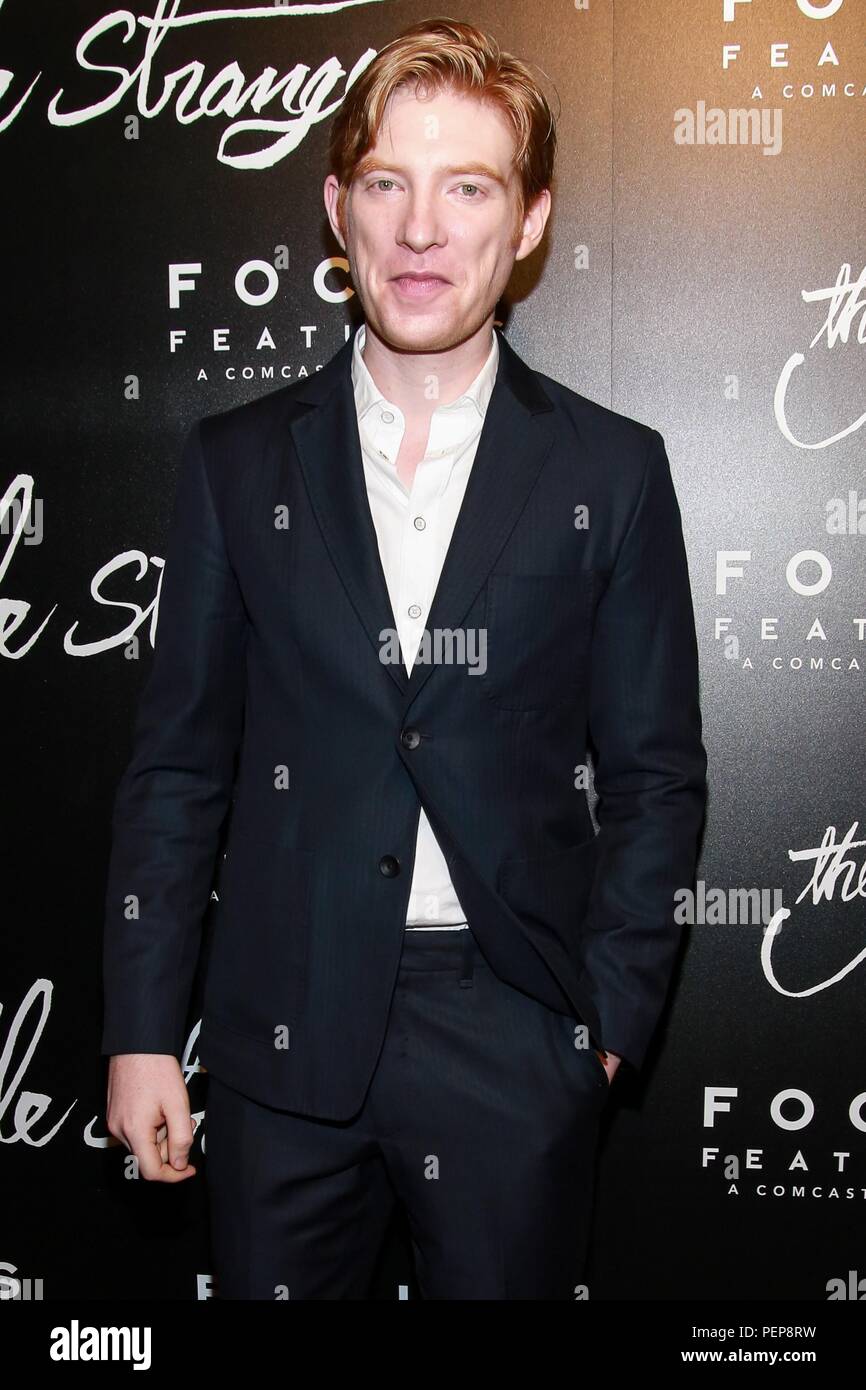 New York, NY, USA. 16th Aug, 2018. Domhnall Gleeson at arrivals for THE ...