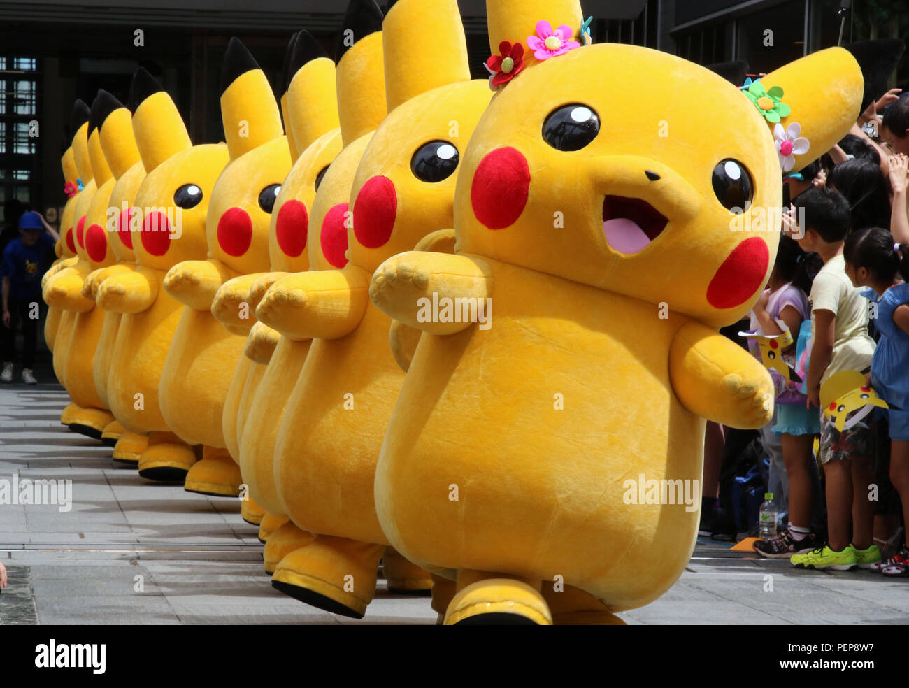 Yokohama, Japan. 16th Aug, 2018. Nintendo's videogame software Pokemon ...