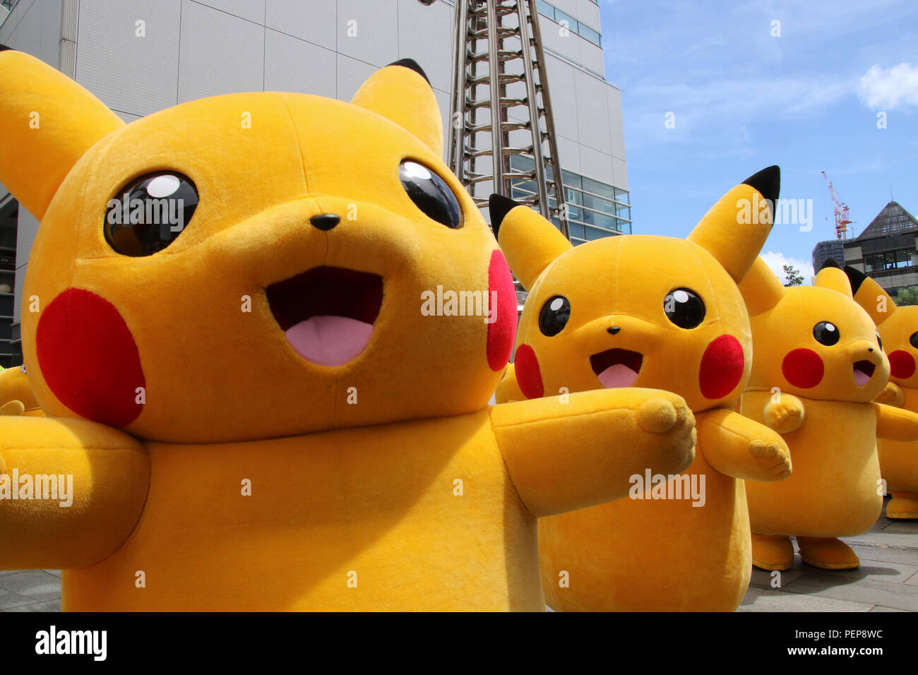 Yokohama, Japan. 16th Aug, 2018. Nintendo's videogame software Pokemon ...