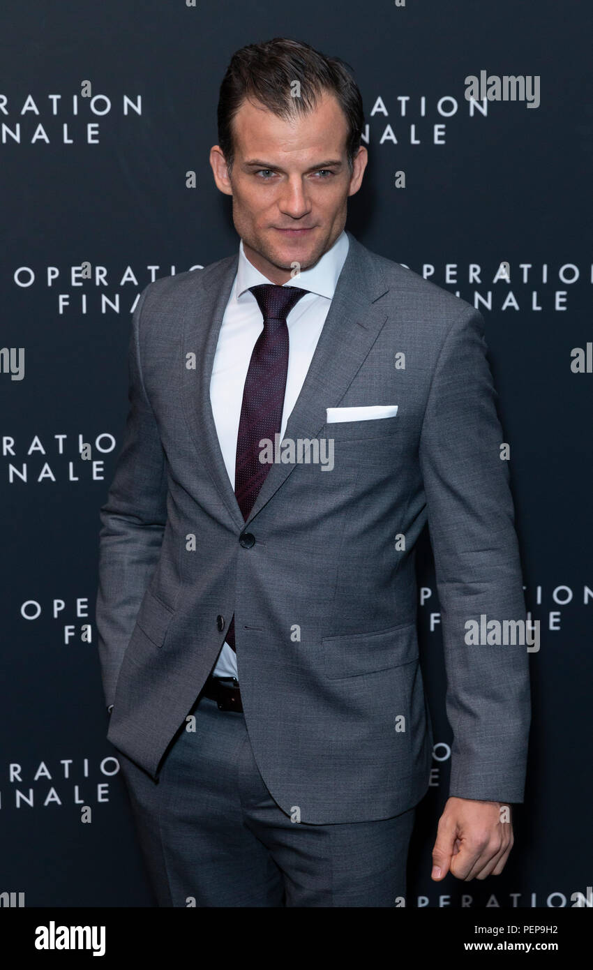 New York, USA - August 16, 2018: Torben Liebrecht attends Operation ...