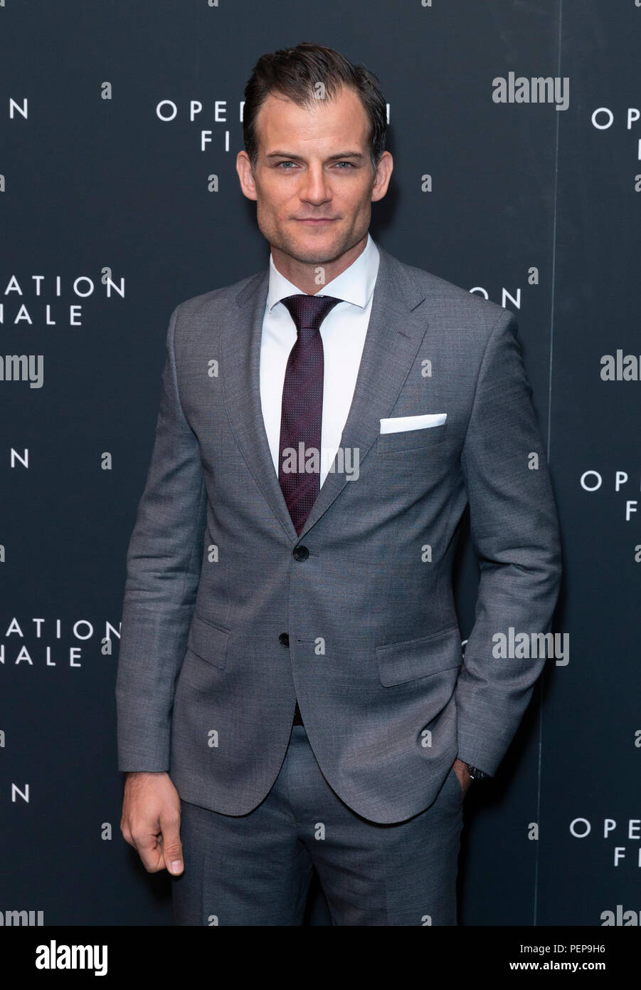 New York, USA - August 16, 2018: Torben Liebrecht attends Operation ...