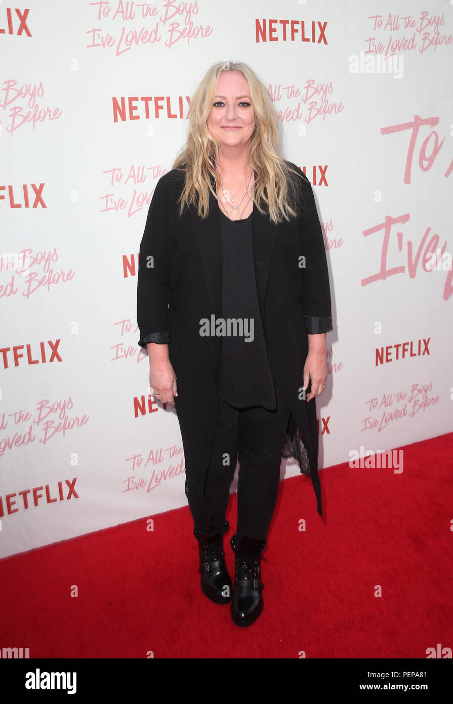 Culver City, USA. 16th Aug, 2018. Susan Johnson, attends Netflix's "To ...