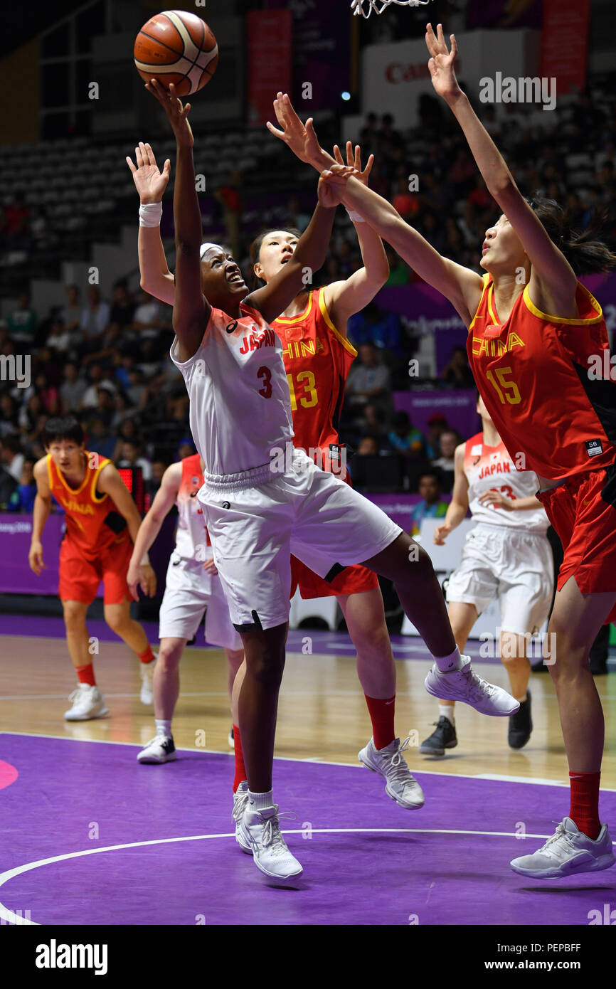 Jakarta, Indonesia. Credit: MATSUO. 17th Aug, 2018. (L-R) /Stephanie ...