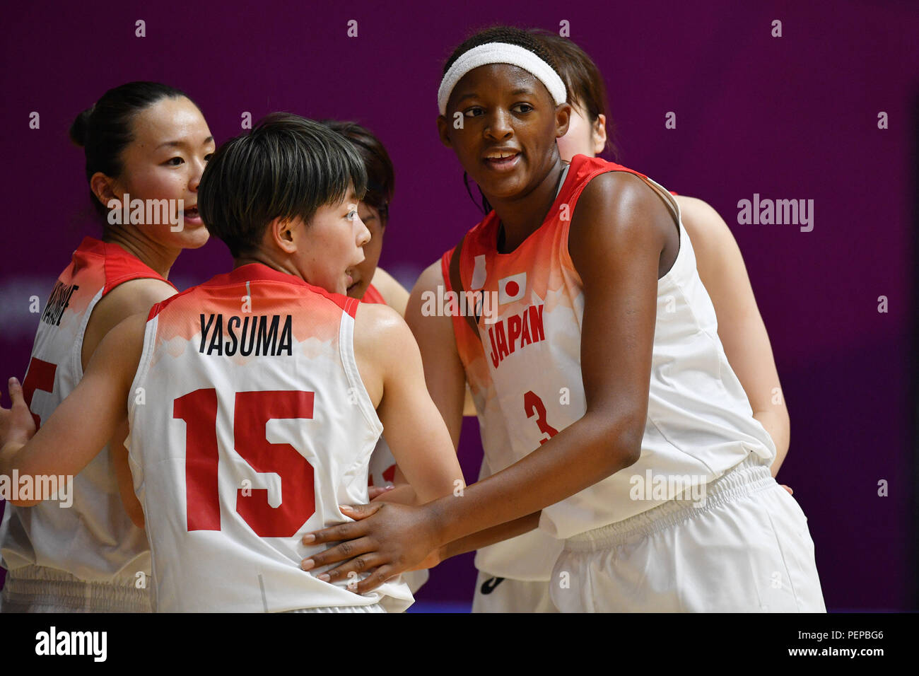 Jakarta, Indonesia. Credit: MATSUO. 17th Aug, 2018. Japan team group ...