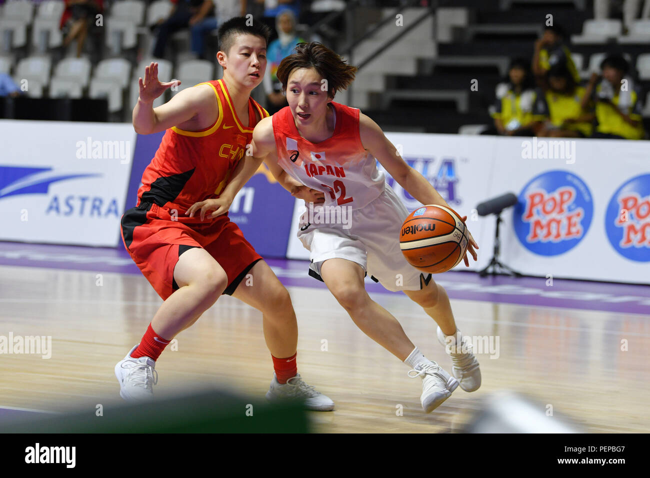 Jakarta, Indonesia. Credit: MATSUO. 17th Aug, 2018. Saori Miyazaki (JPN) Basketball : Women's ...