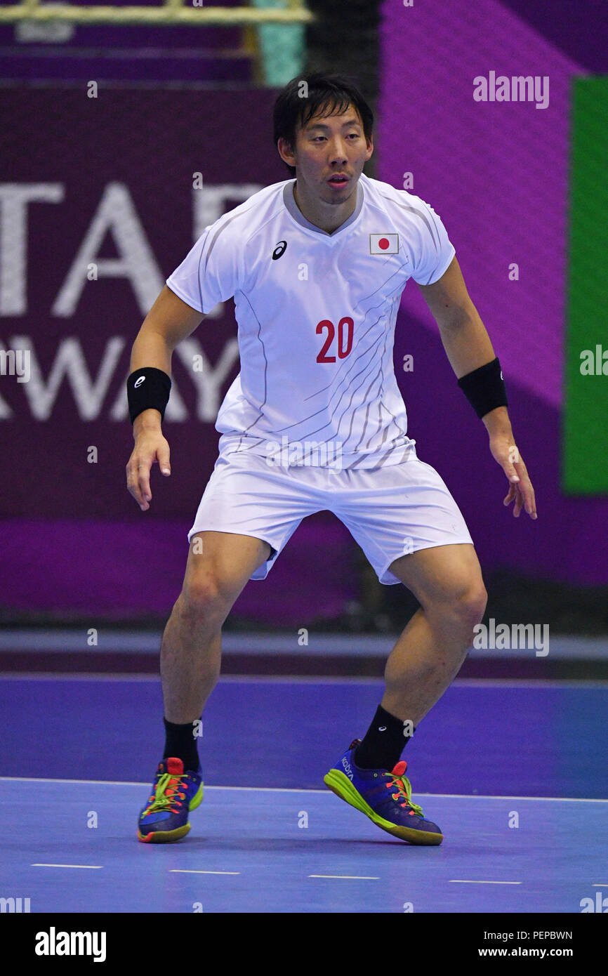Jakarta, Indonesia. Credit: MATSUO. 17th Aug, 2018. Jin Watanabe (JPN) Handball : Men's ...