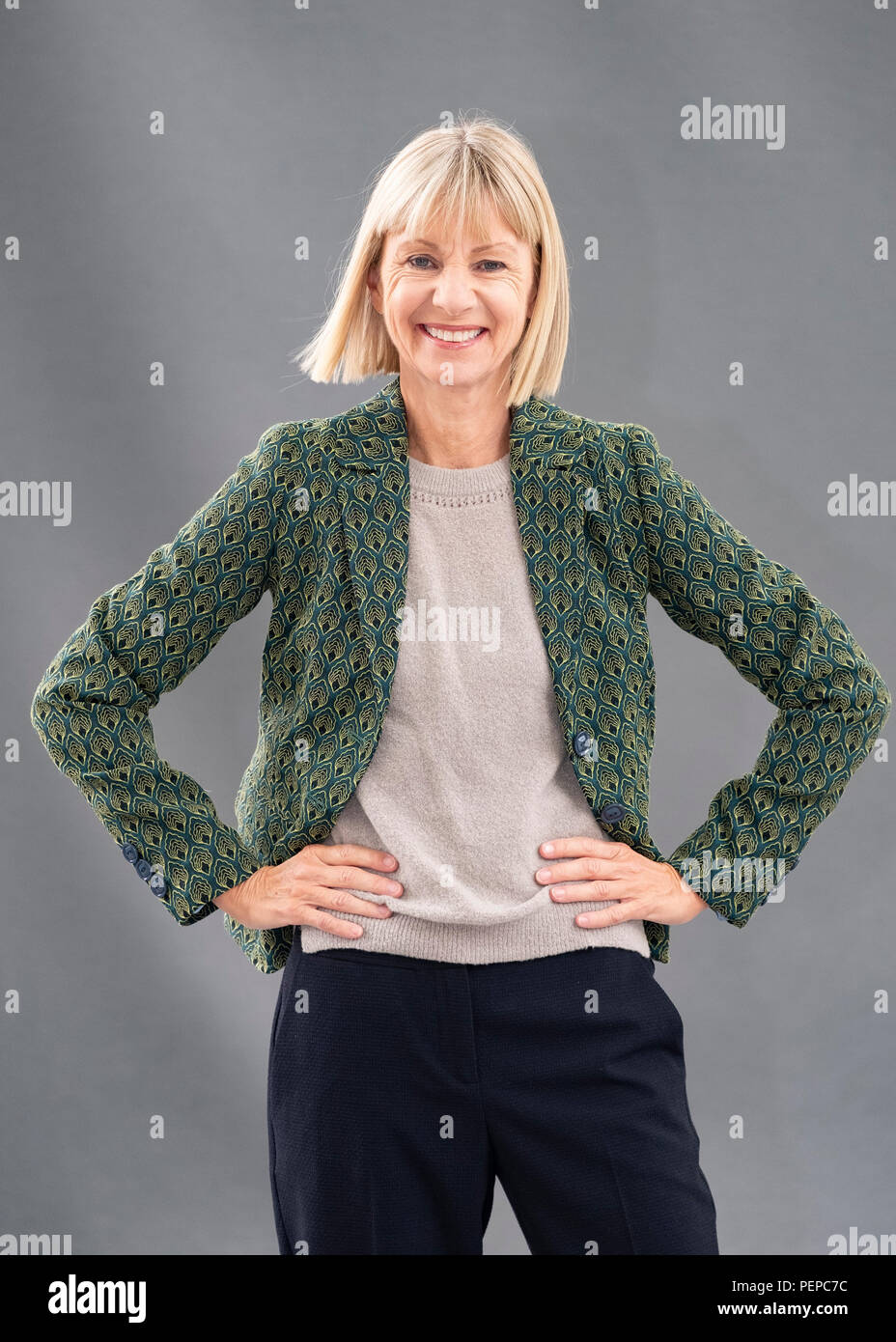 Edinburgh, Scotland, UK; 17 August, 2018. Pictured; Author Kate Mosse ...