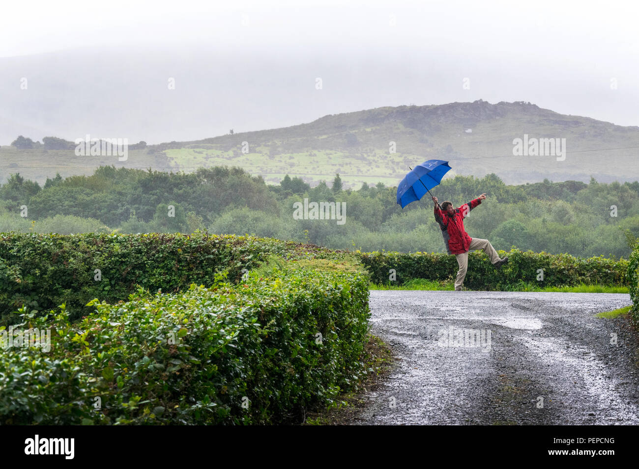 Windy rain hi-res stock photography and images - Alamy