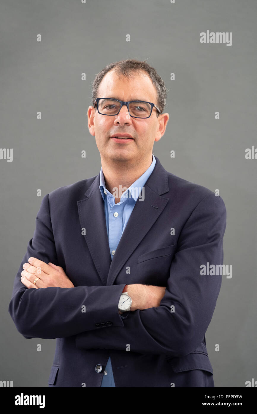 Edinburgh, Scotland, UK; 17 August, 2018. Pictured; David Runciman ...