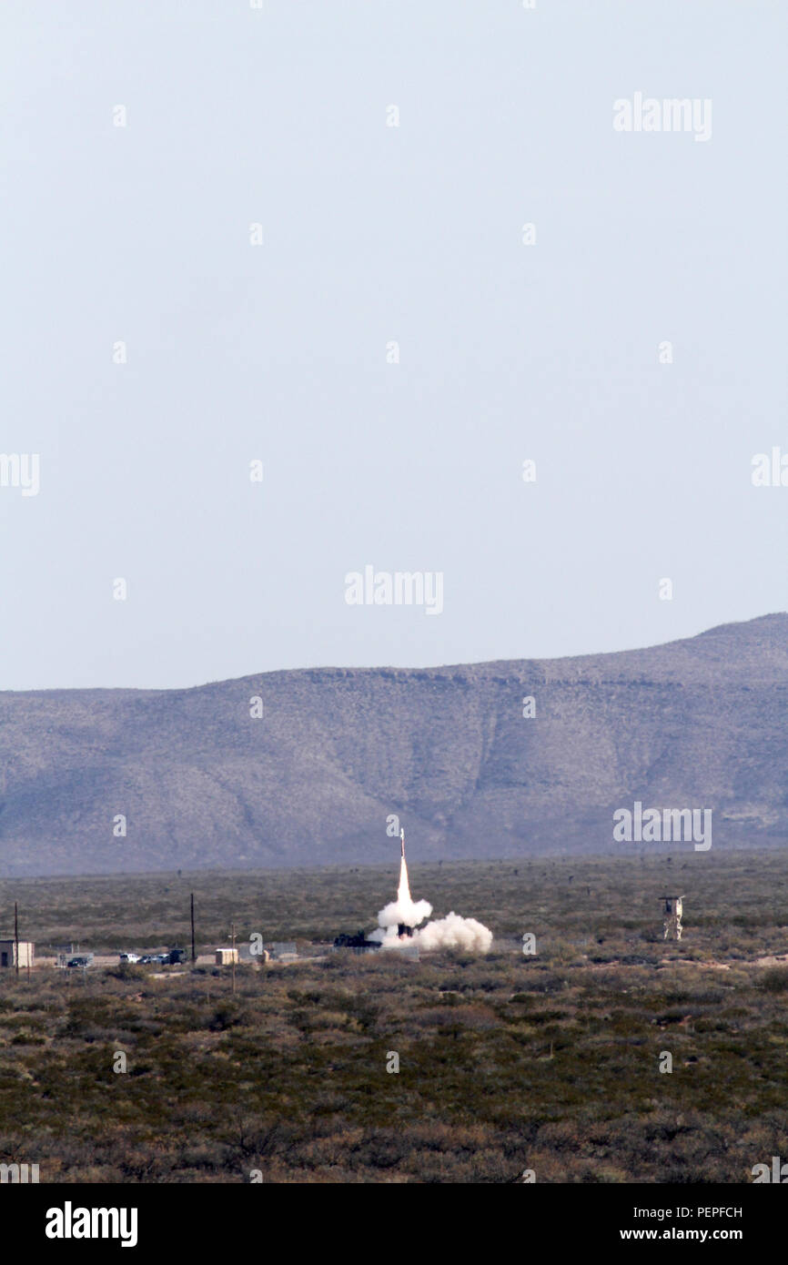 A CHU-Sam missile launches into the air, aimed at an aerial target ...