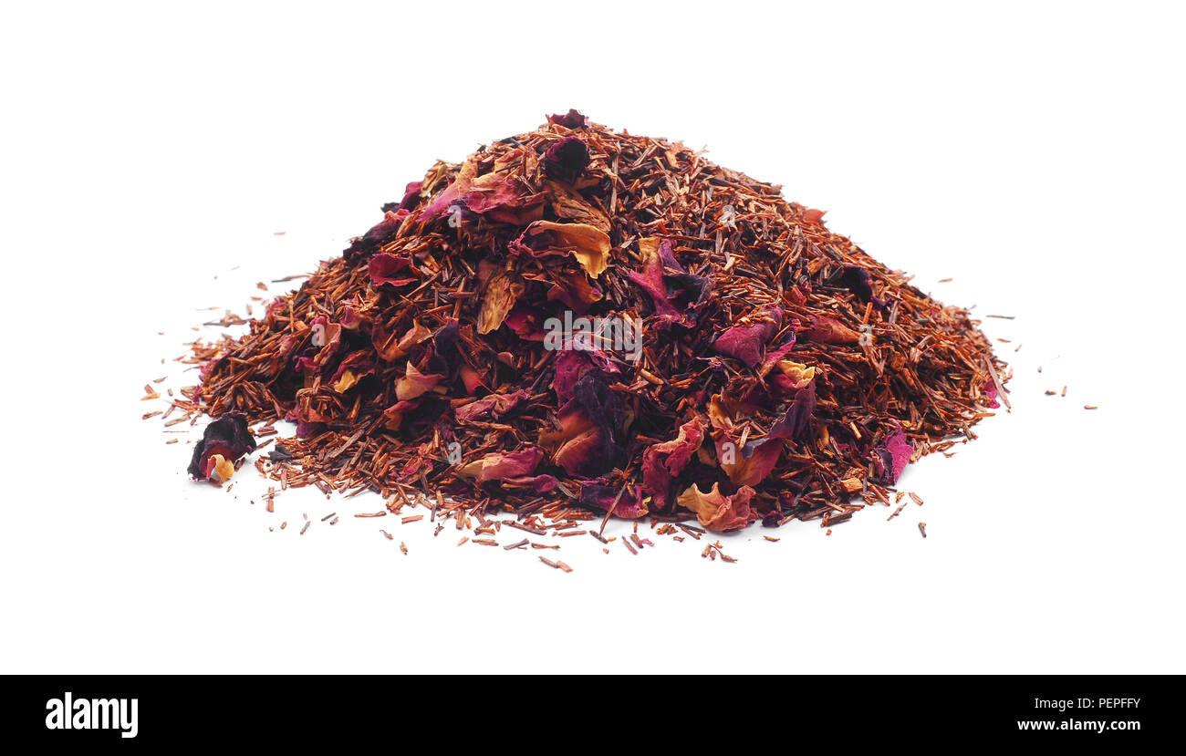 dried tea plants isolated on white Stock Photo - Alamy