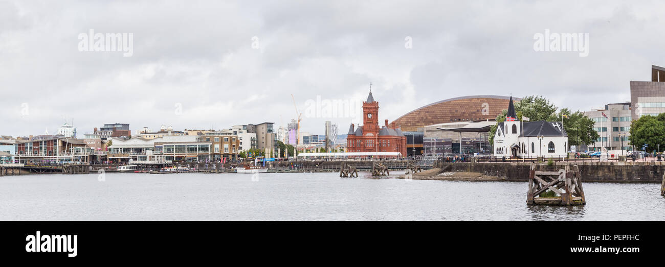 Cityscape Cardiff, Wales, UK Stock Photo - Alamy