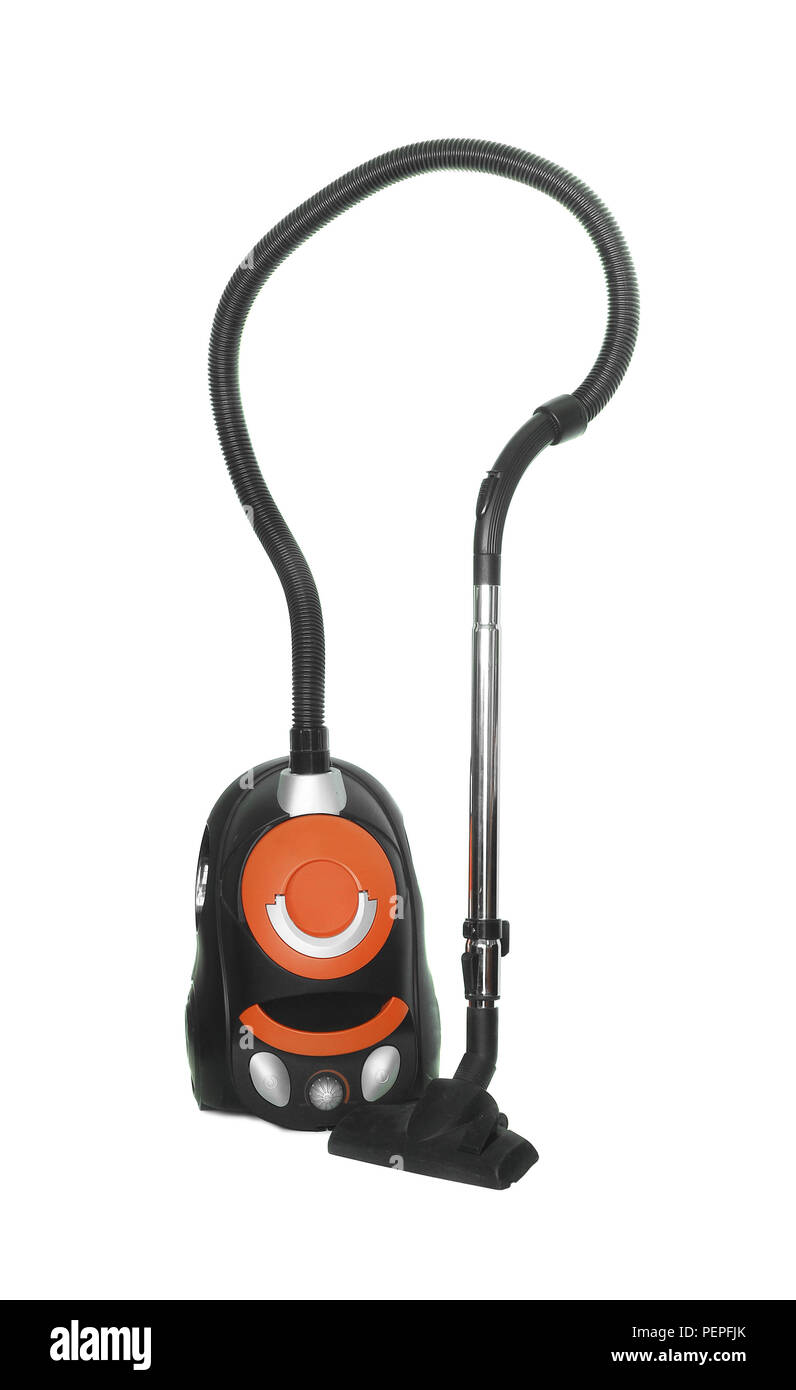 vacuum cleaner isolated on white Stock Photo - Alamy