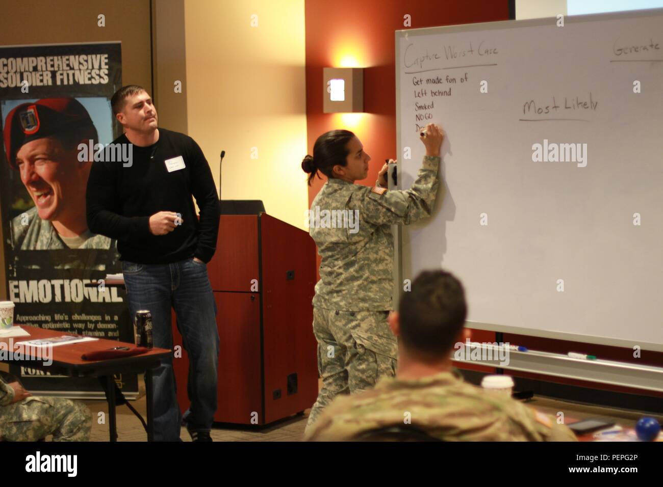 Sgt. 1st Class Daniel Thompson, a paratrooper assigned to Headquarters ...