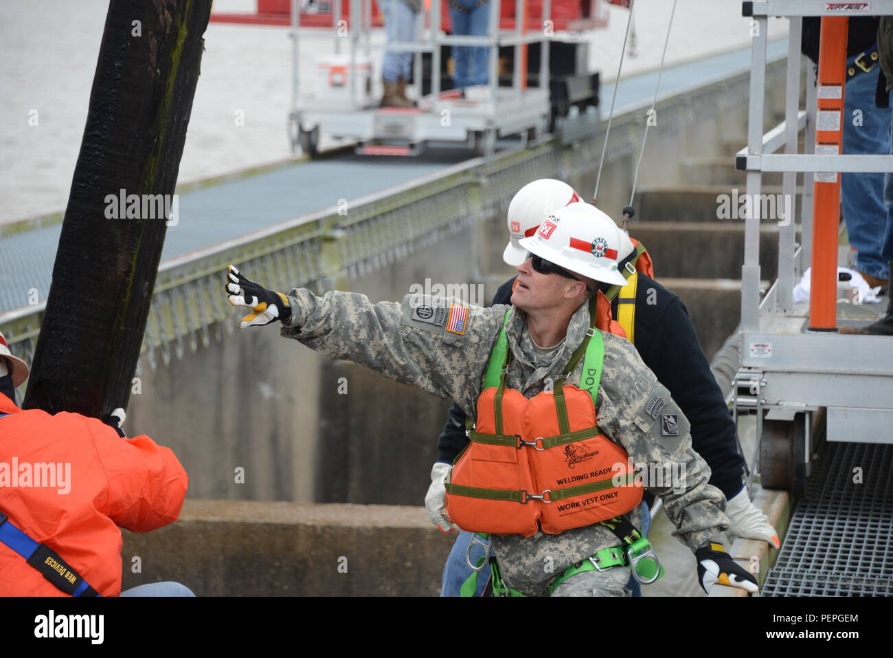 U.S. Army Brig. Gen. Michael Wehr, commander of the U.S. Army Corps of ...