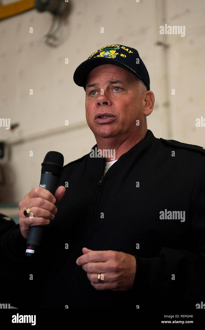 SASEBO, Japan (Jan. 15, 2016) Rear Adm. John B. Nowell, commander of ...