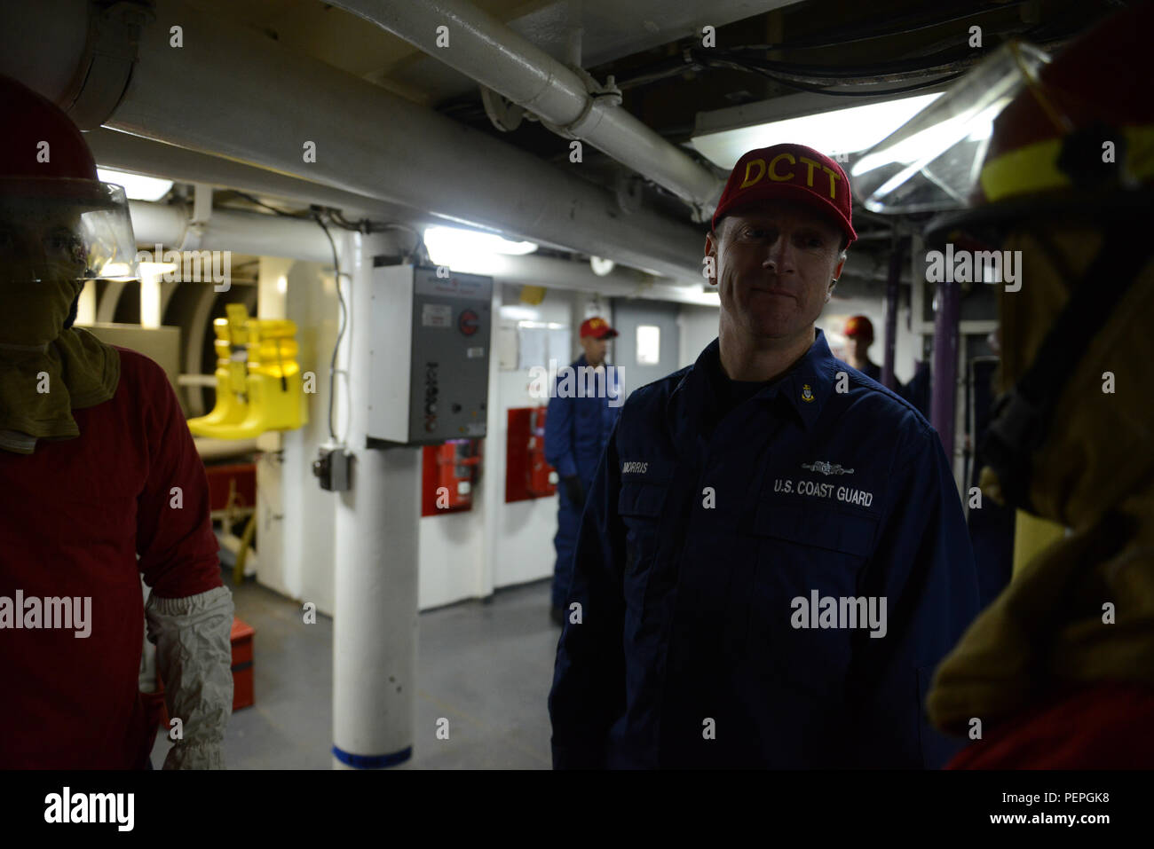 Chief Petty Officer Joshua Morris, a damage controlman in the Coast ...