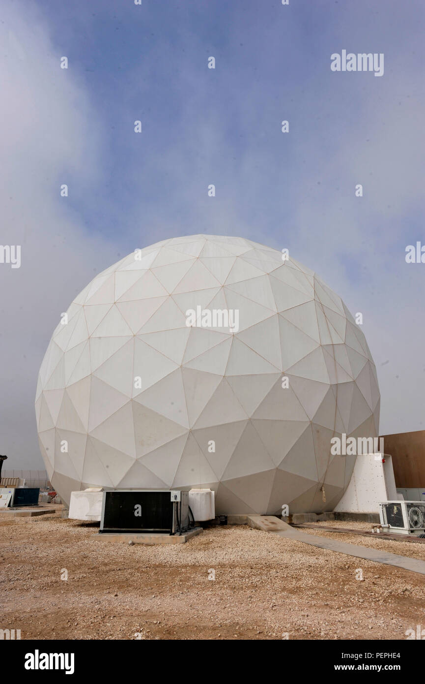 The Modernized Enterprise Terminal sits inside a Radome at Al Udeid Air ...