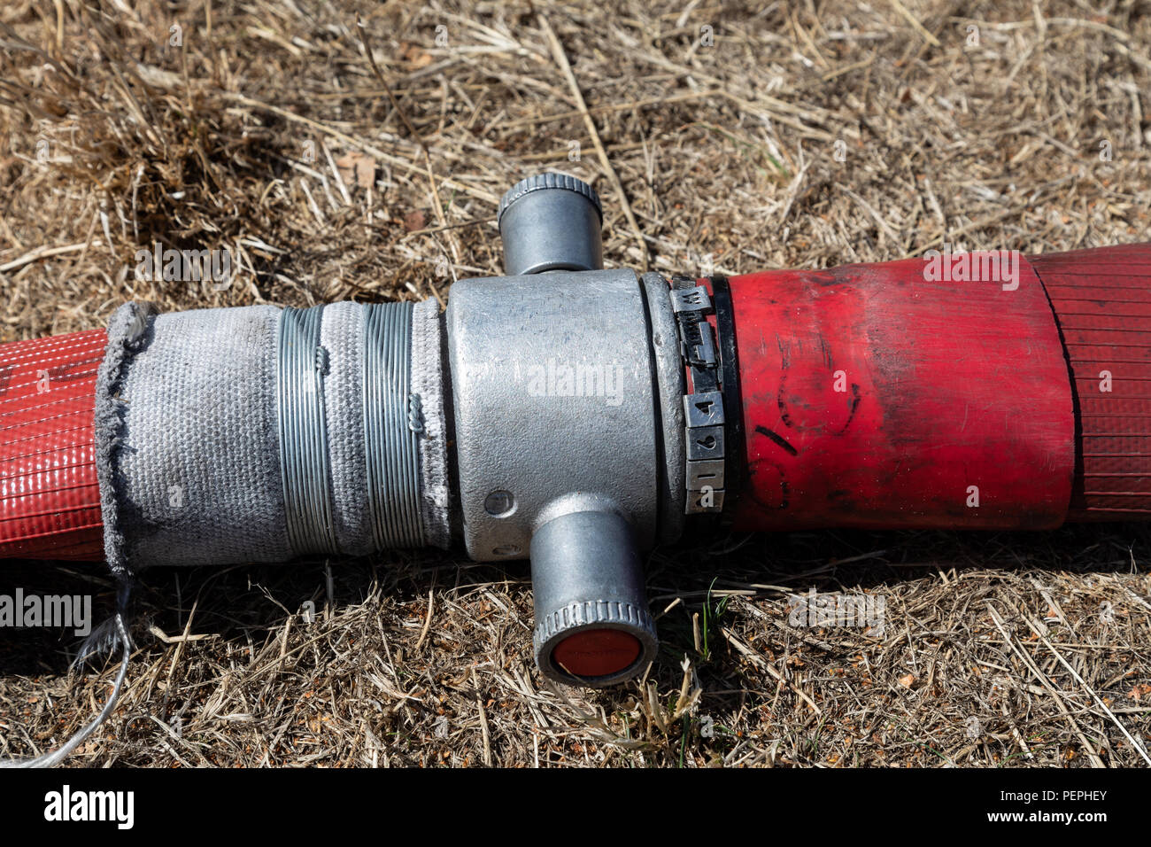 Fire hose connectors hi-res stock photography and images - Alamy