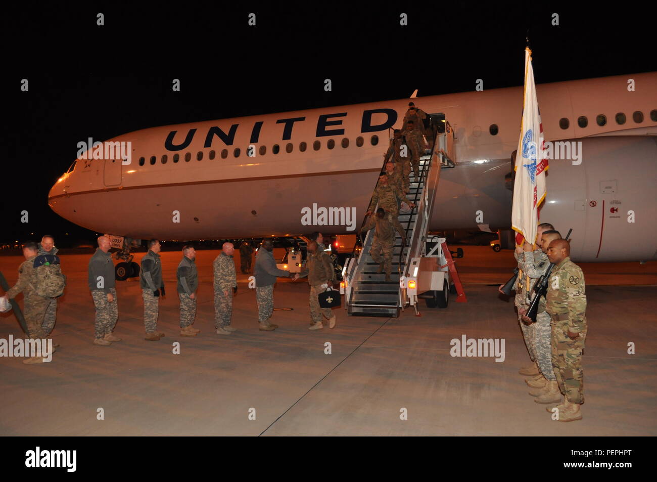 Soldiers assigned to the 1023rd Vertical Engineer Company, Louisiana ...