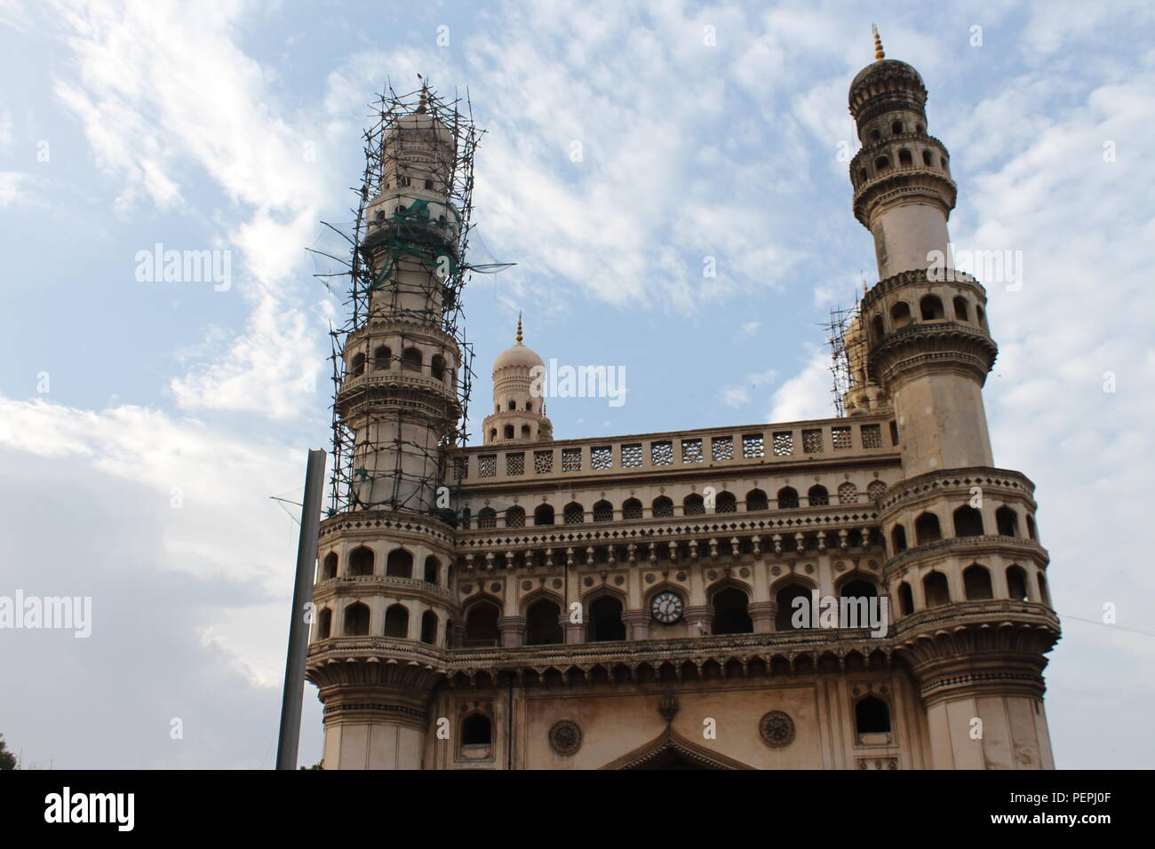 Charminar is a famous monument and mosque located in Hyderabad ...