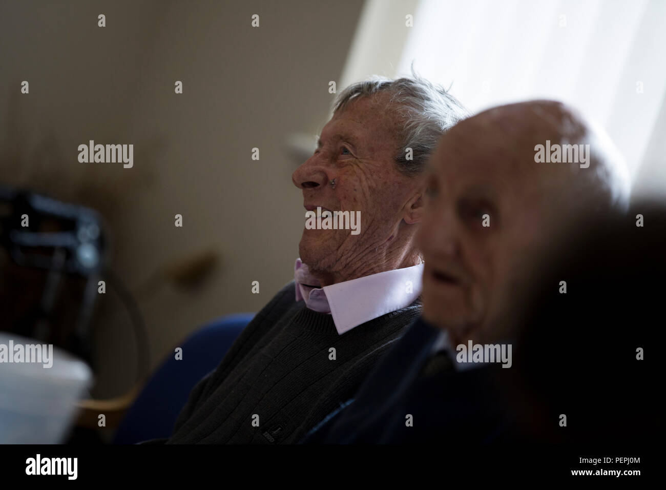 Older man Smiling Stock Photo - Alamy