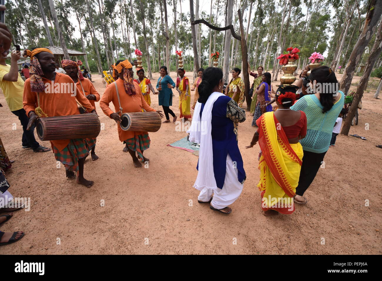 Santhal Dance High Resolution Stock Photography and Images - Alamy