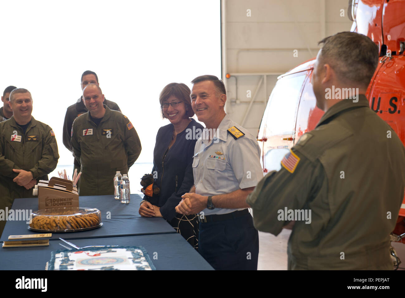 Coast Guard Commandant Adm. Paul Zukunft visits Air Station Houston in ...
