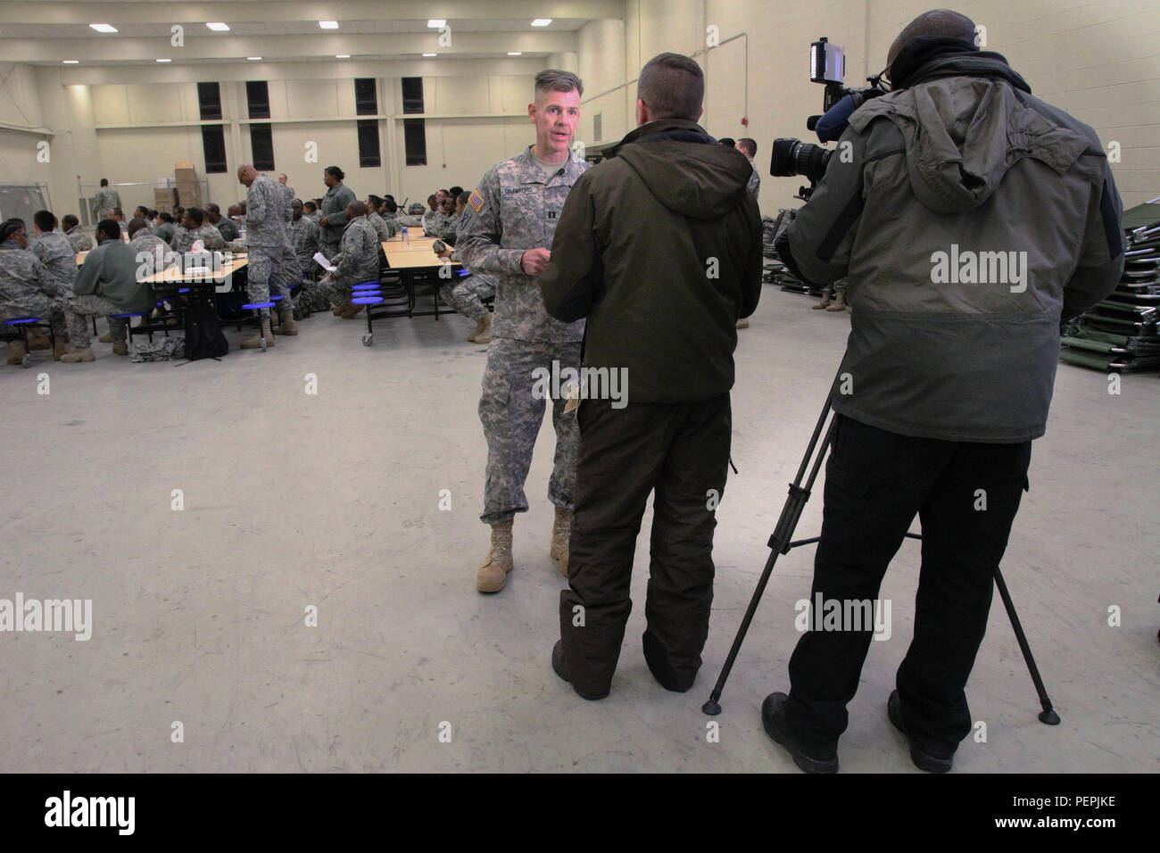Capt. James Crawford, D.C. National Guard Joint Task Force commander ...