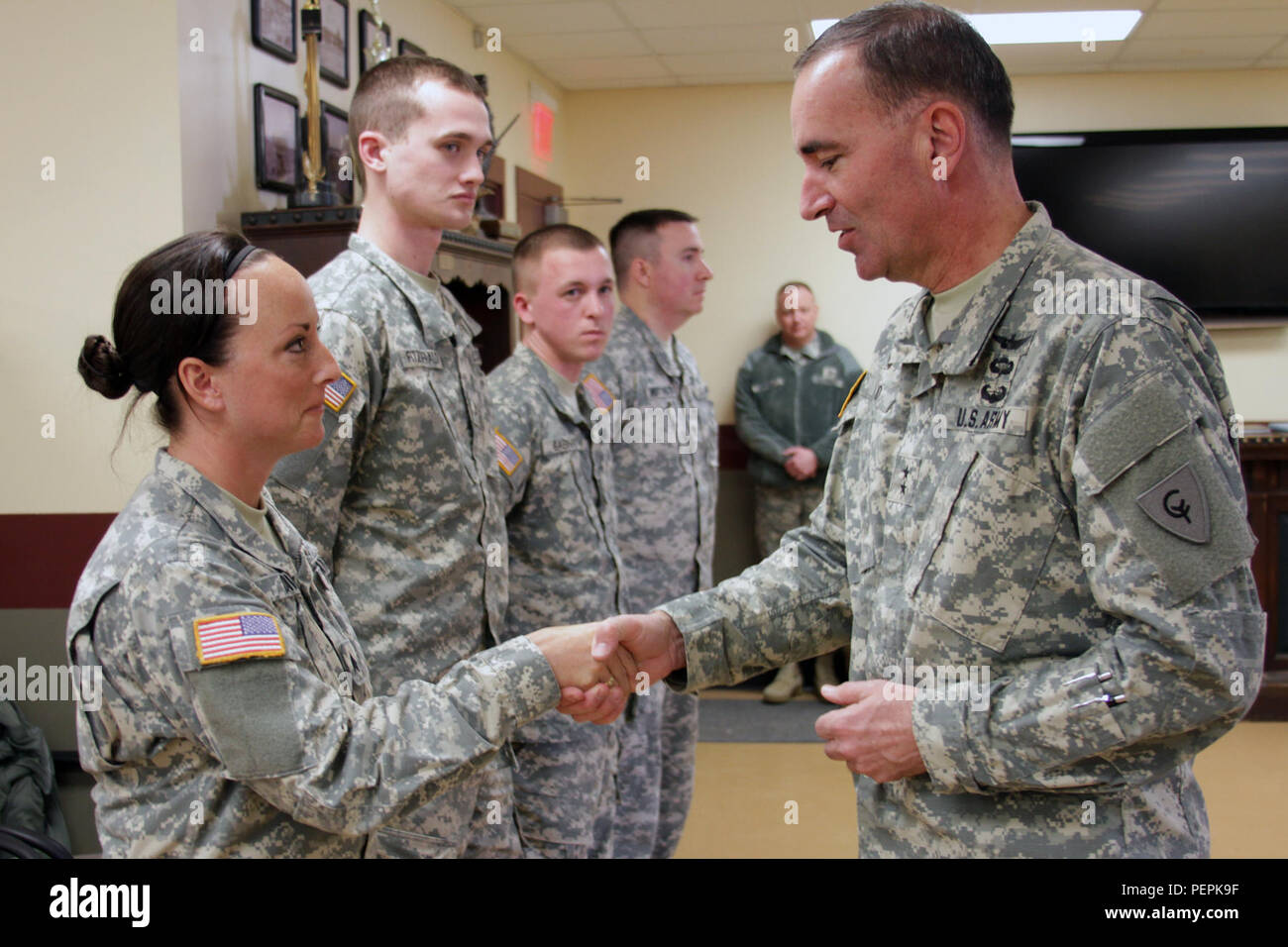 Maj gen david wood 38th hi-res stock photography and images - Alamy