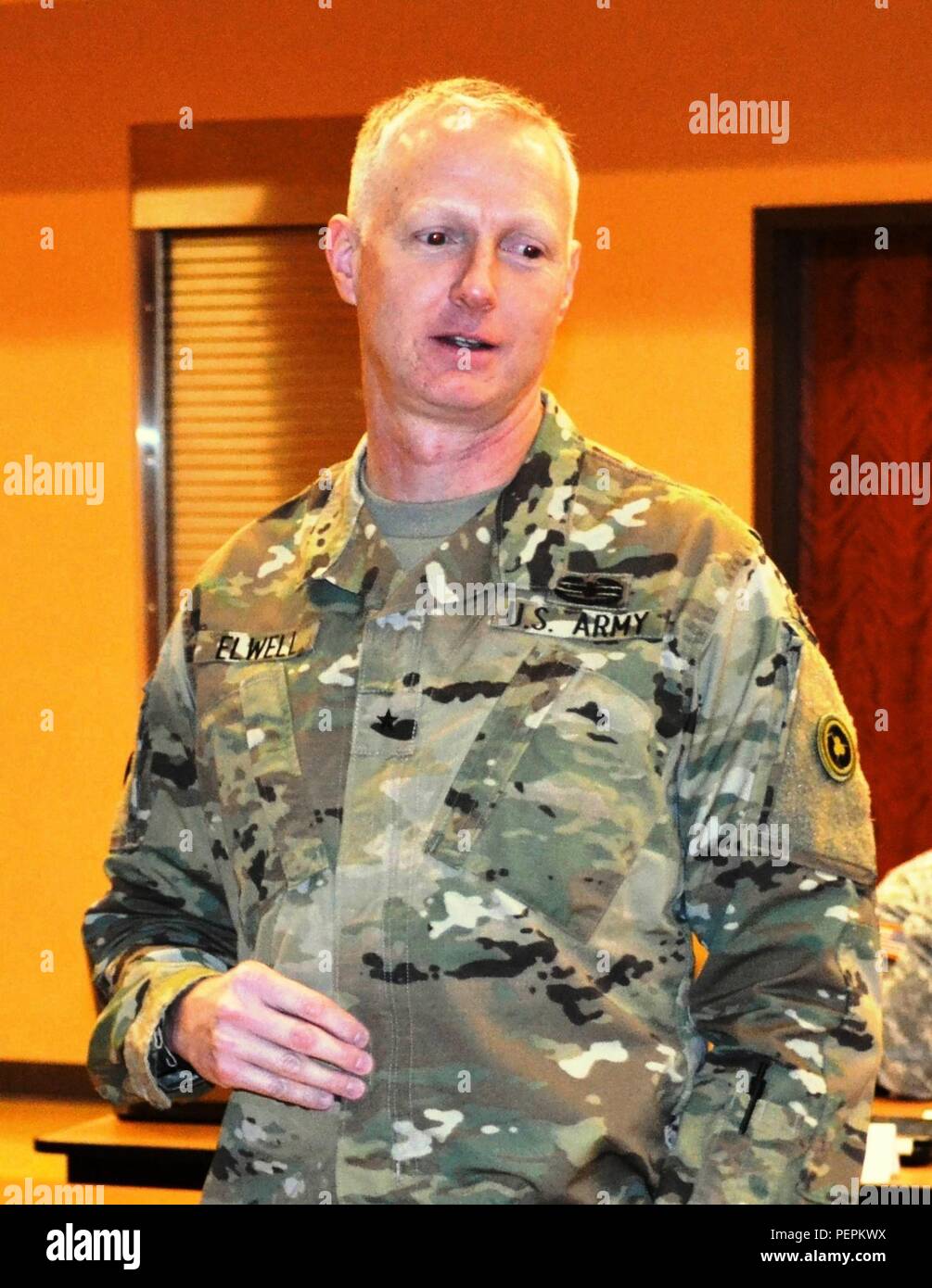 Brig. Gen. David E. Elwell, 311th Expeditionary Sustainment Command ...