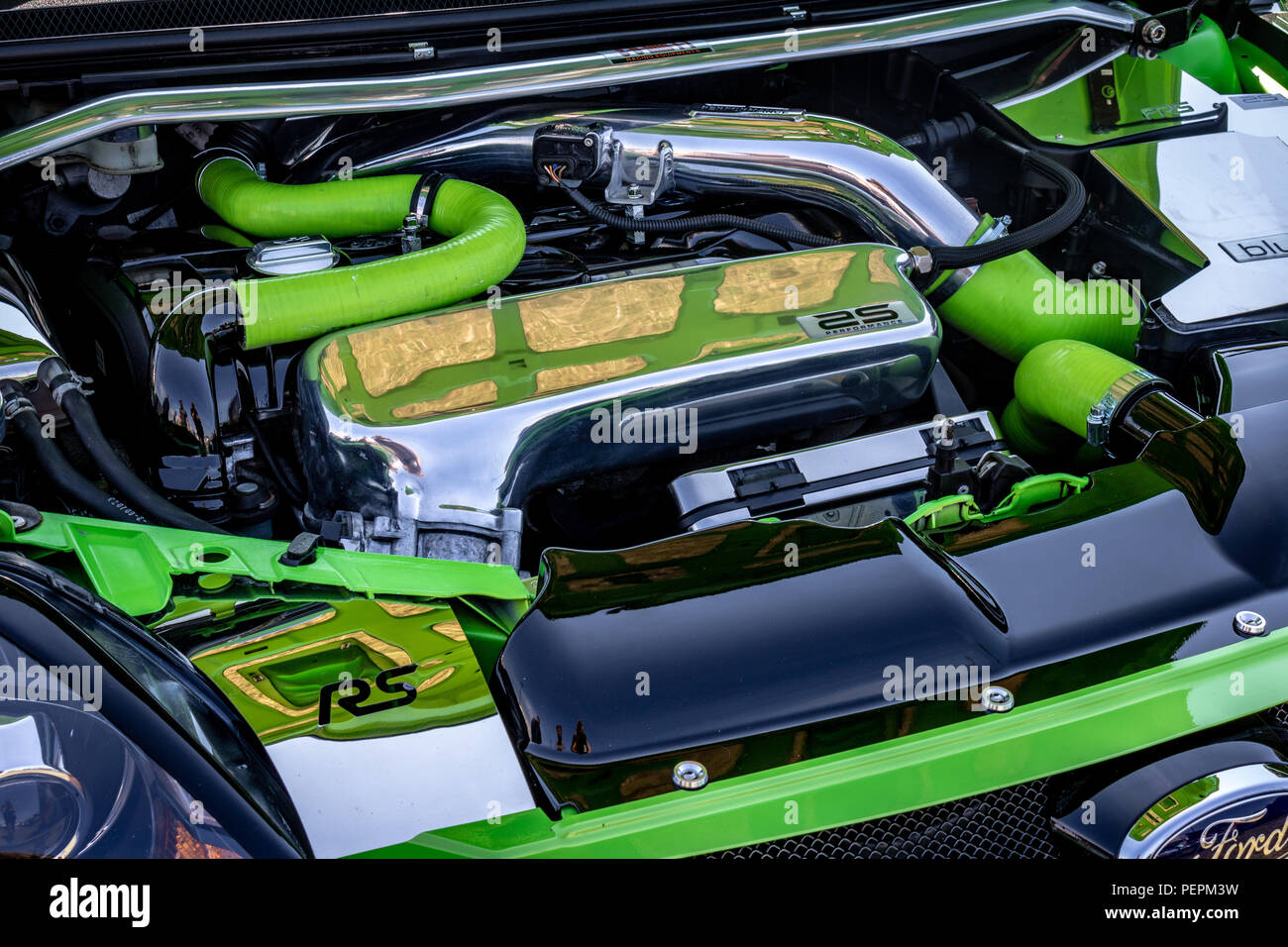 ford focus rs 400 Classic car show porthcawl 2018 Stock Photo - Alamy