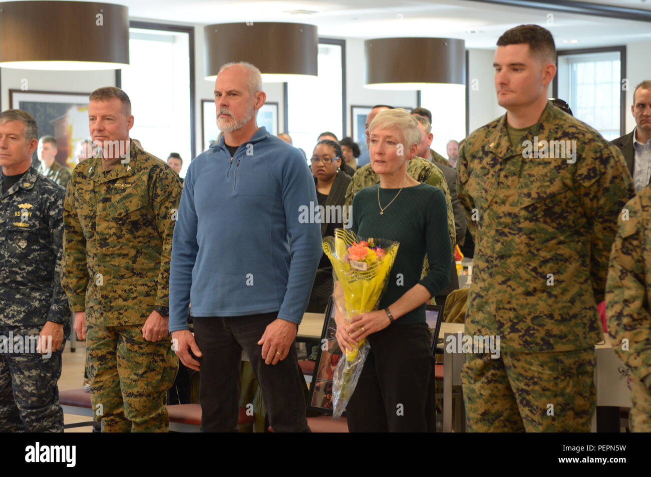 Marine Corps Base Quantico chief of staff Col. Allen Broughton, James ...
