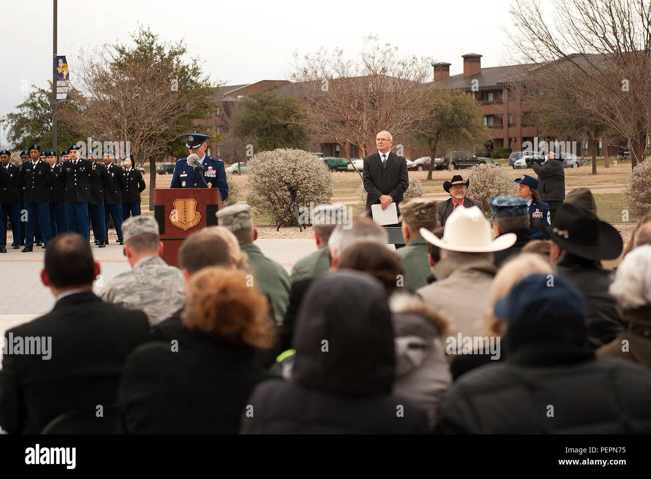 U.S. Air Force Col. Michael L. Downs, 17th Training Wing commander ...