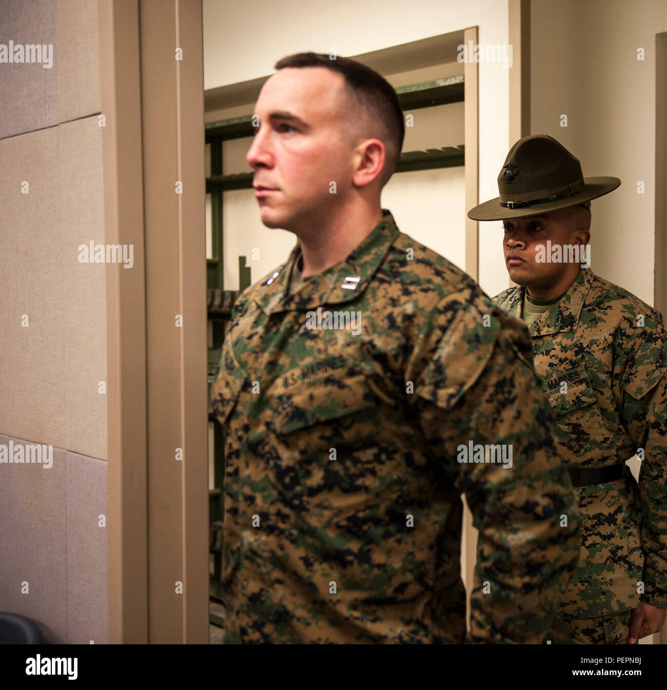 Marine Officer Candidates attending Officer Candidate Class-221 are ...