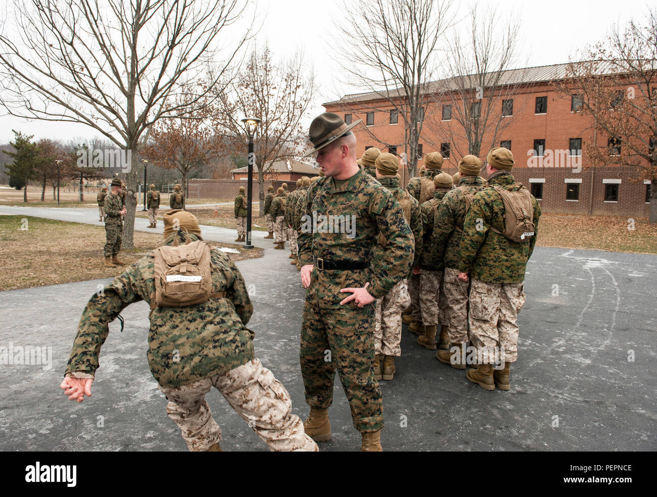 Marine Officer Candidates attending Officer Candidate Class-221 are ...