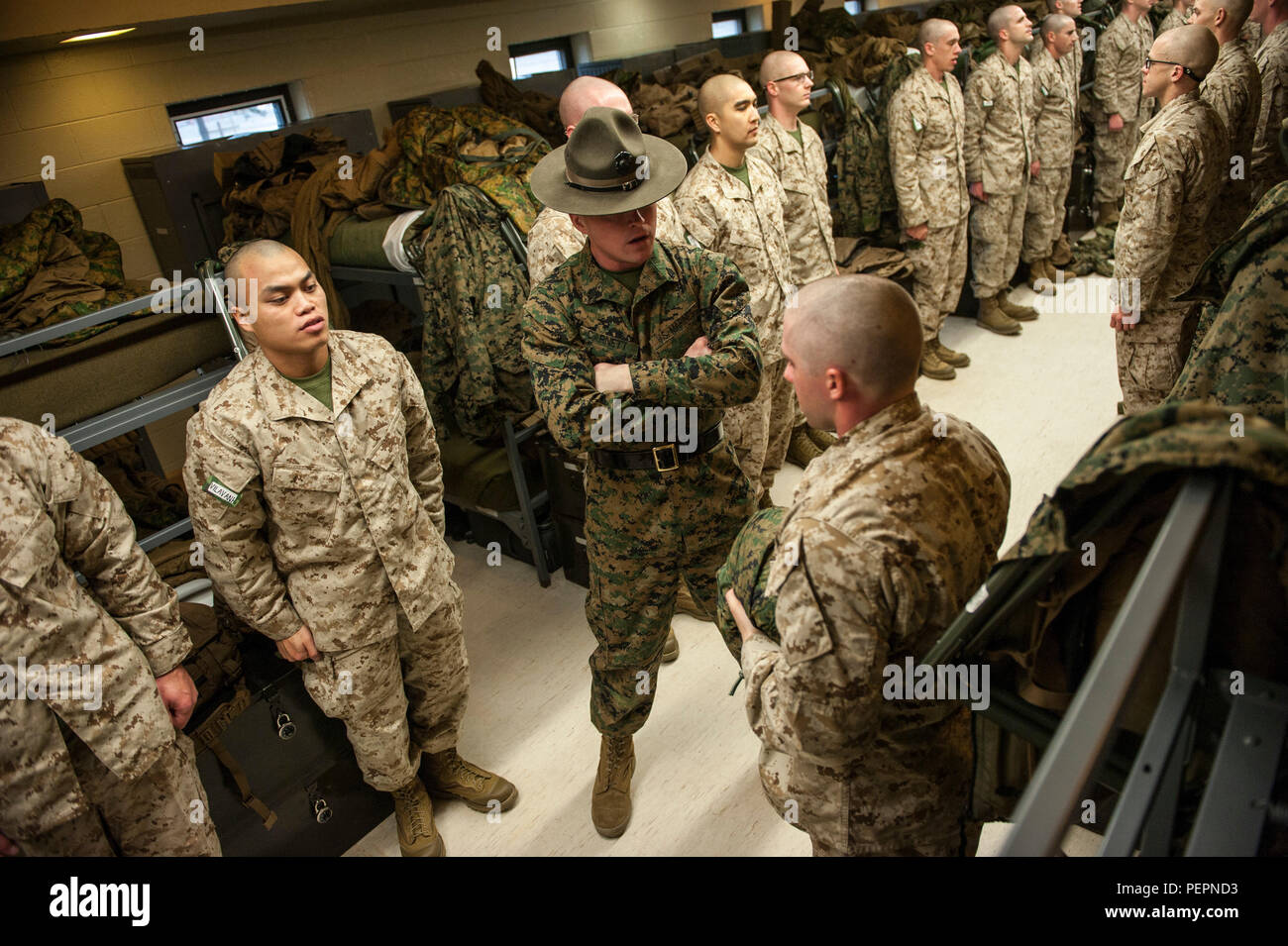 Marine Officer Candidates attending Officer Candidate Class-221 are ...