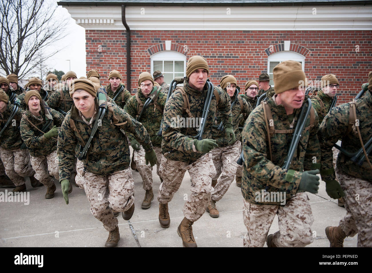 Marine Officer Candidates attending Officer Candidate Class-221 are ...