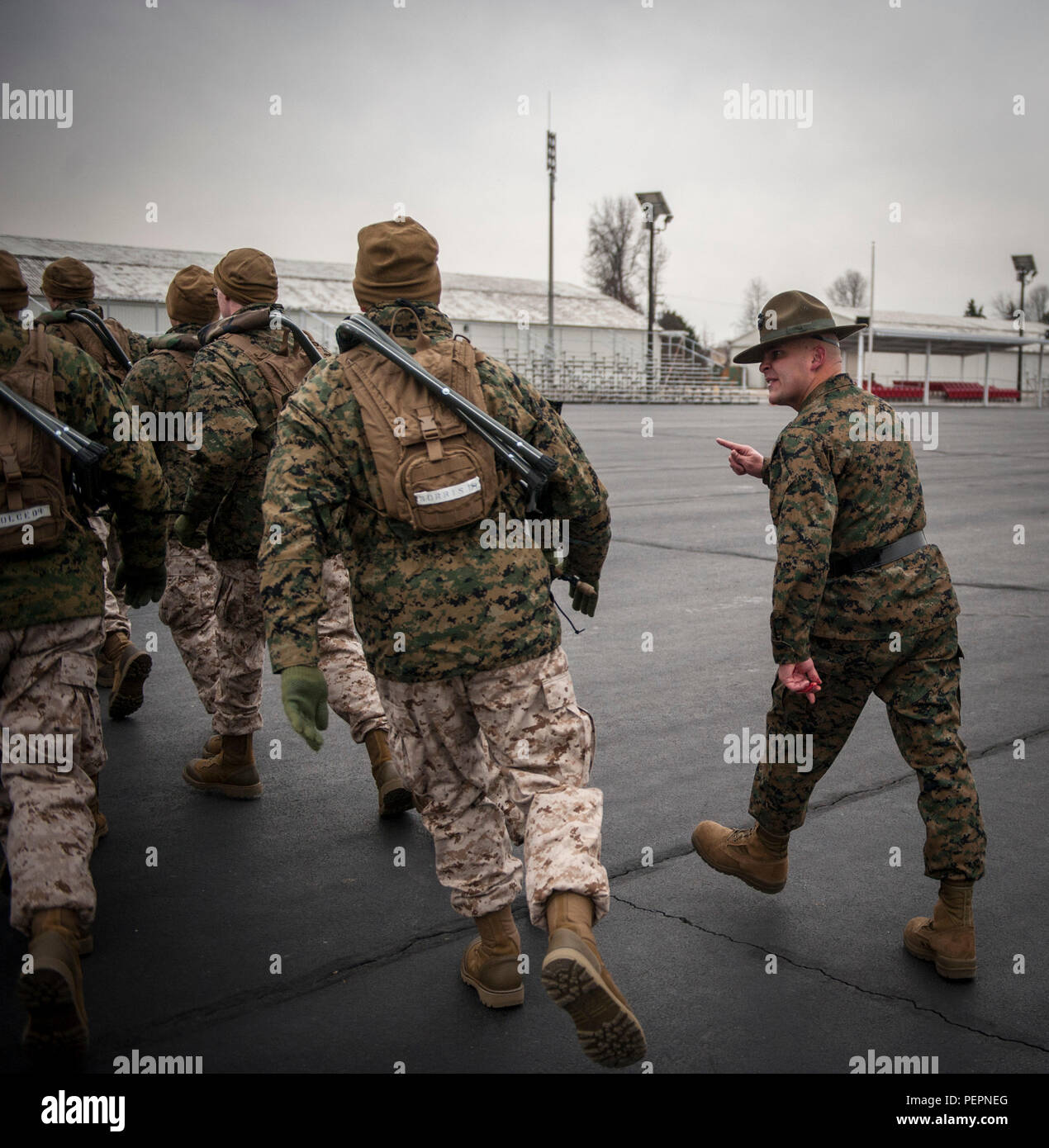 Marine Officer Candidates attending Officer Candidate Class-221 are ...