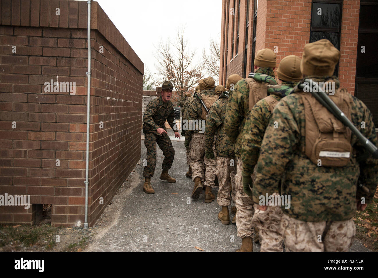 Marine Officer Candidates attending Officer Candidate Class-221 are ...