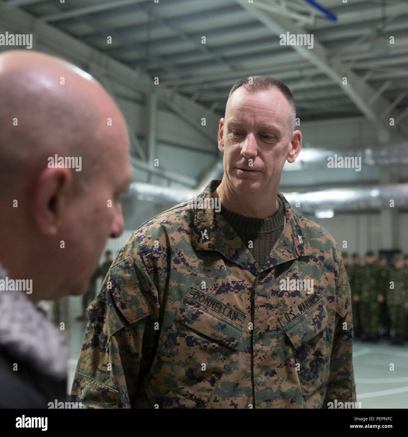 Colonel James Donnellan, deputy commander for U.S. Marine Corps Forces ...