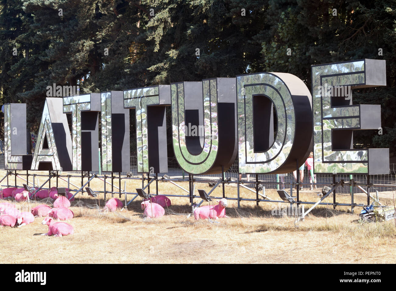 Latitude Festival Pink Sheep High Resolution Stock Photography and ...