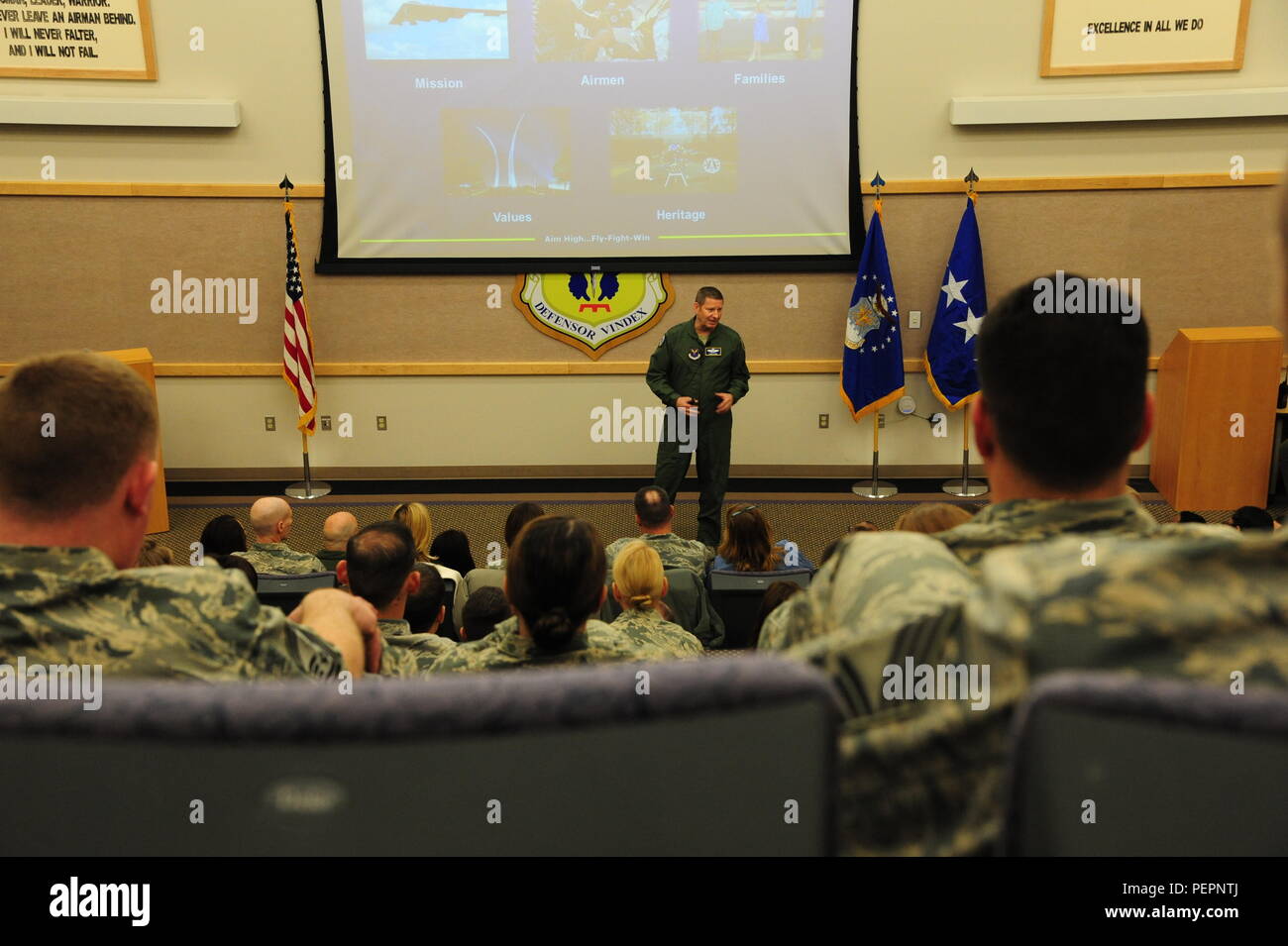 Air Force Global Strike Command commander Gen. Robin Rand gives a ...