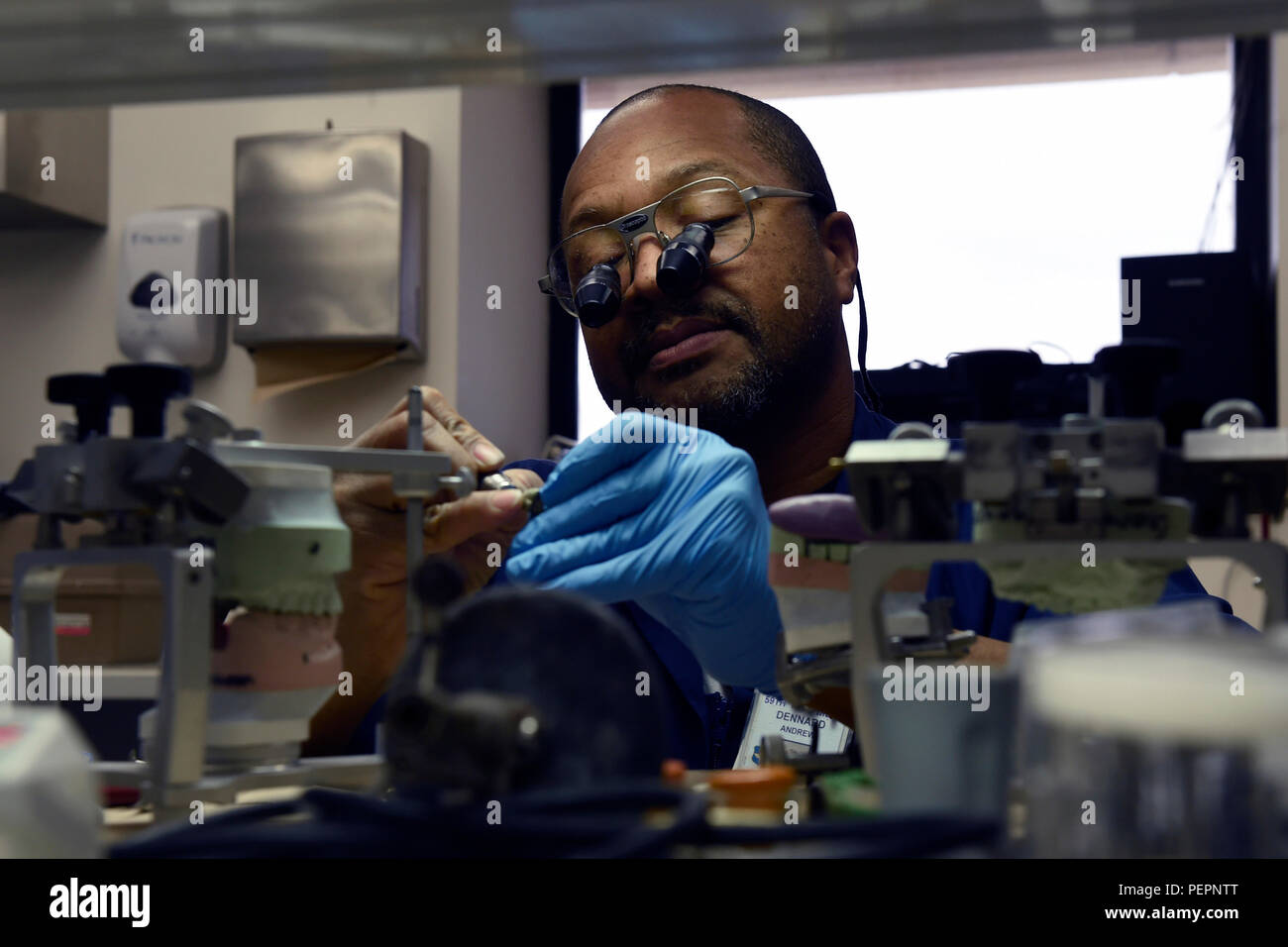 Andrew Dennard, 59th Dental Support Squadron dental lab technician ...