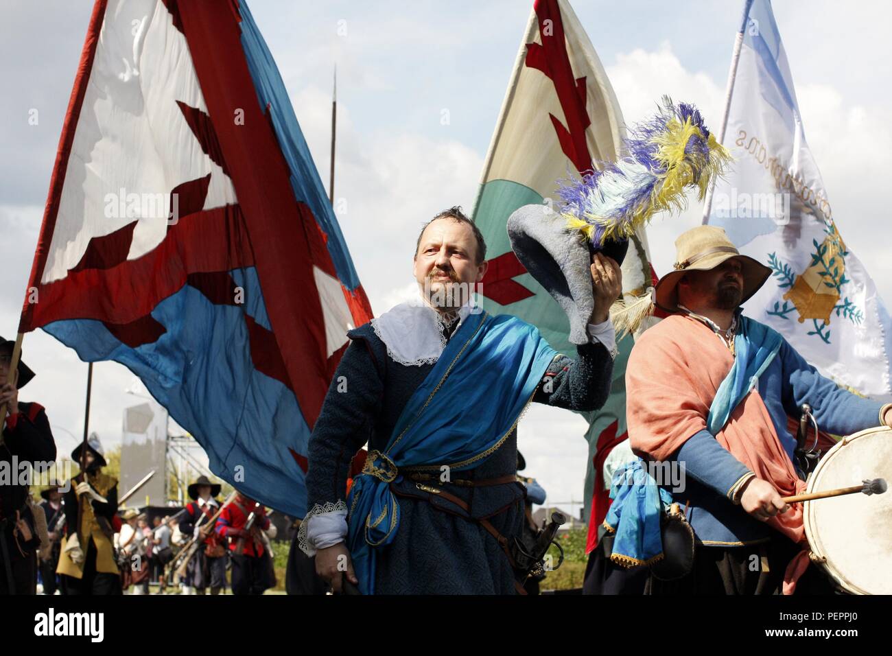 Musketeers reenactors parade celebrating Polish Armed Forces Day 15 ...