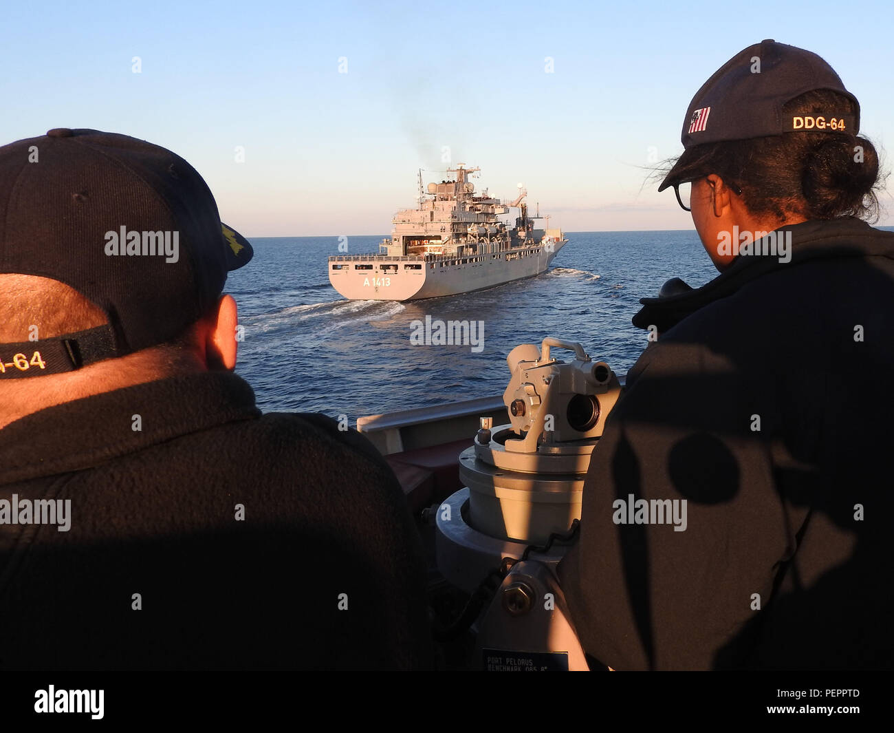 160128-N-XO000-009 MEDITERRANEAN SEA (Jan. 28, 2016) Commanding Officer ...