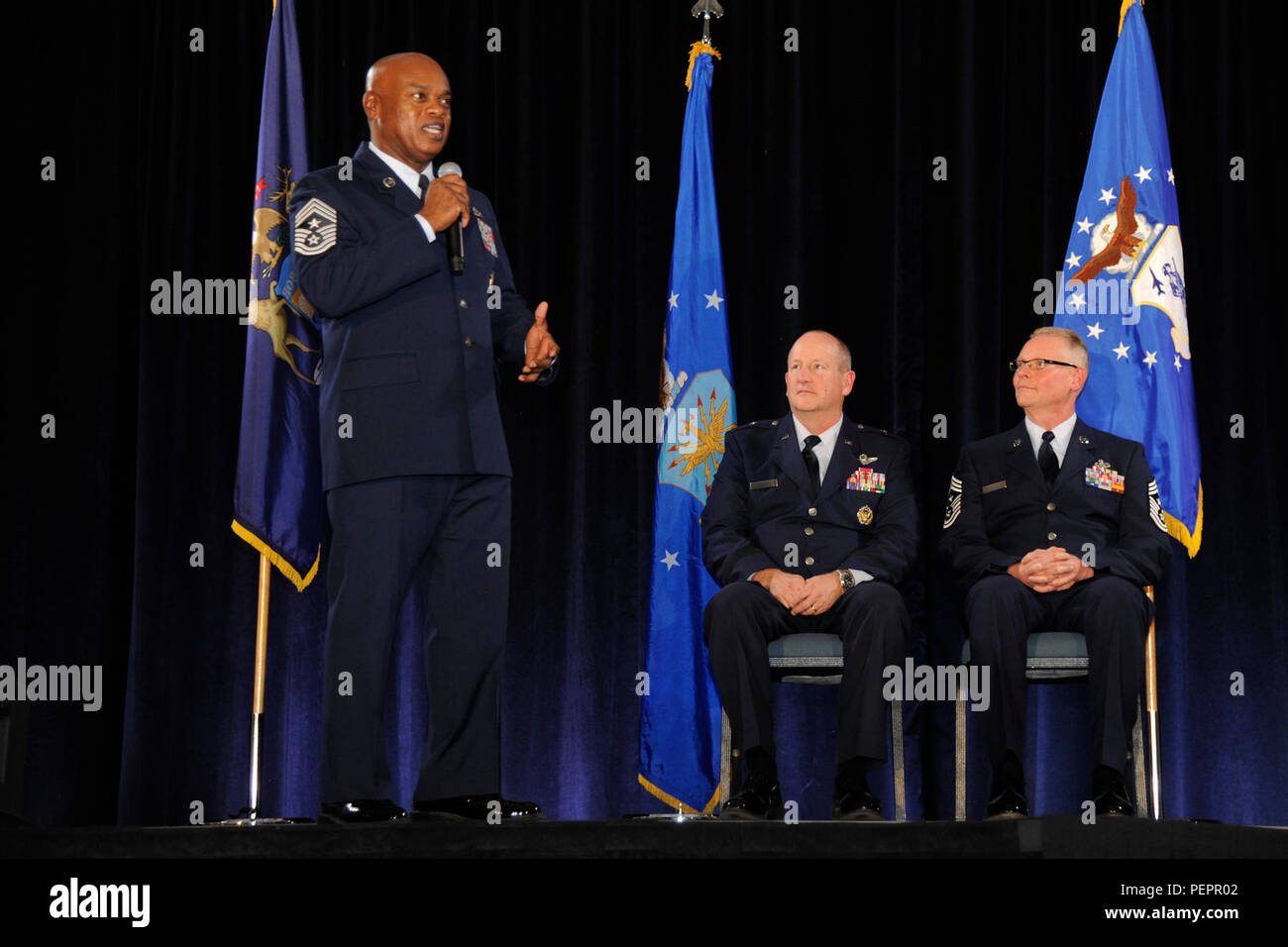 Chief Master Sgt. Tony Whitehead, command chief for the 127th Wing ...